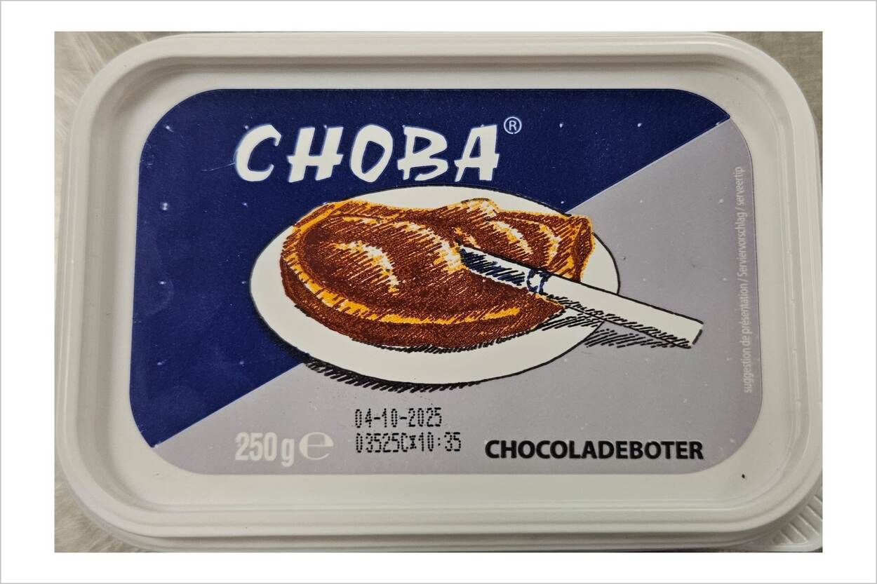 Veiligheidswaarschuwing CHOBA chocoladeboter van Brinkers Food ...